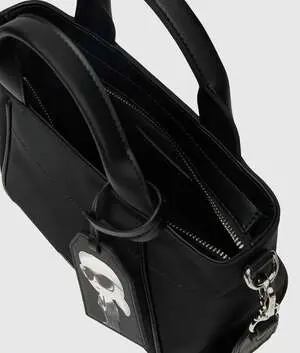 Karl Lagerfeld Ikon Nylon Small Tag Tote Bag