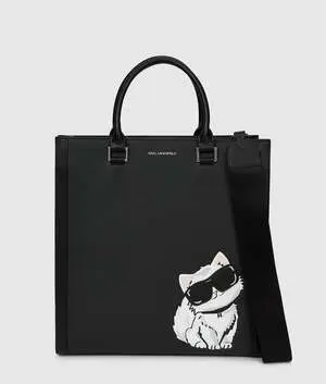 Karl Lagerfeld Ikon Choupette Tote Bag - Black