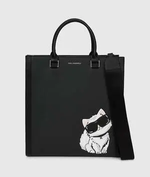 Karl Lagerfeld Ikon Choupette Tote Bag - Black