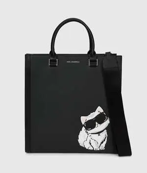 Karl Lagerfeld Ikon Choupette Tote Bag - Black