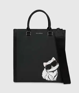 Karl Lagerfeld Ikon Choupette Tote Bag - Black