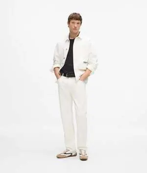 KL JEANS Straight Carpenter Jeans - White