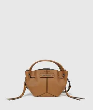 Karl Lagerfeld K/pierced Mini Bucket Bag - Caramel