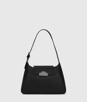 Karl Lagerfeld Rue St-guillaume Metal Shoulder Bag - Black
