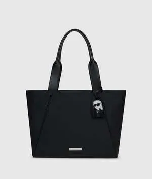 Karl Lagerfeld Ikon Nylon Large Tag Tote Bag