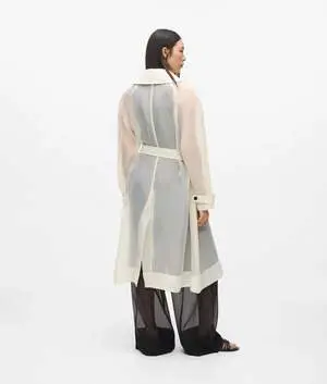 Karl Lagerfeld Organza Trench Coat