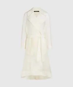 Karl Lagerfeld Organza Trench Coat