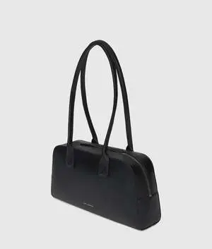 Karl Lagerfeld K/daily Leather Bowling Bag - Black-nickel