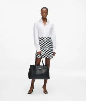 Karl Lagerfeld Rue St-guillaume Metal Tote Bag - Black