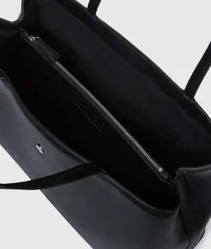 Karl Lagerfeld Rue St-guillaume Metal Tote Bag - Black