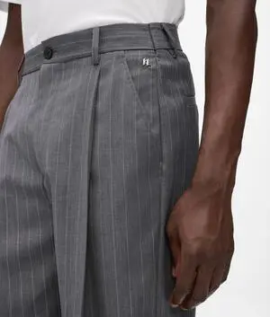 Karl Lagerfeld Pinstripe Wool-blend Tailored Pants