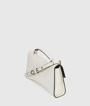 Karl Lagerfeld K/autograph Twist Top Handle Bag - Off White