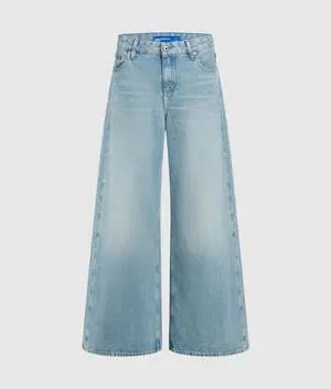 KL JEANS Jeans Low-rise Wide-leg Paneled Jeans