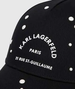 Karl Lagerfeld Rue St-guillaume Faux-pearl Cap