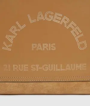 Karl Lagerfeld Small Suede Tote Bag