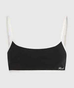 Karl Lagerfeld Signature Bandeau Bra