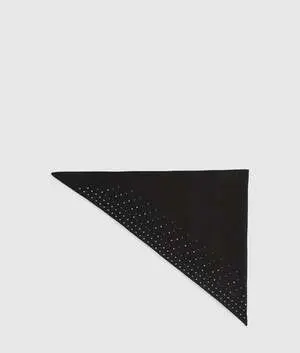 Karl Lagerfeld K/autograph Rhinestone Triangle Scarf
