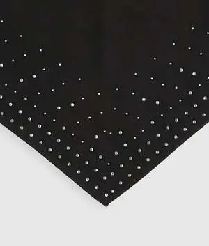 Karl Lagerfeld K/autograph Rhinestone Triangle Scarf