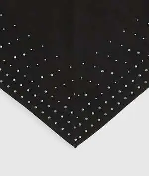 Karl Lagerfeld K/autograph Rhinestone Triangle Scarf