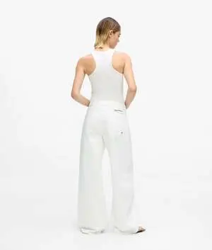 KL JEANS Jeans Pleated Low-rise Wide-leg Jeans