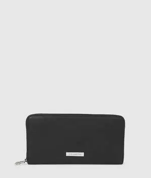 Karl Lagerfeld Ikon Smooth Continental Wallet - Black