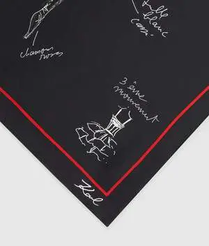 Karl Lagerfeld K/ballet Silk Scarf