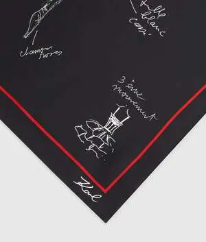 Karl Lagerfeld K/ballet Silk Scarf