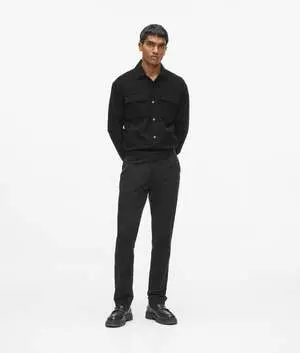 Karl Lagerfeld Classic Chino Pants - Black