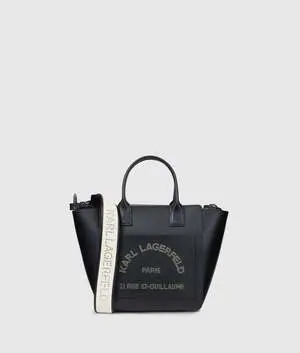 Karl Lagerfeld K/daily Small Pocket Tote Bag - Black-nickel
