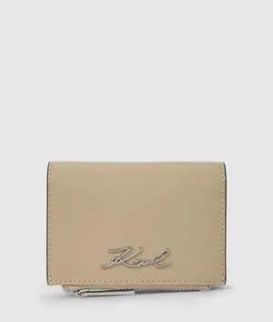 Karl Lagerfeld K/signature Bifold Wallet - Safari