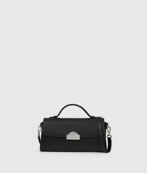 Karl Lagerfeld Rue St-guillaume Metal Crossbody Bag - Black