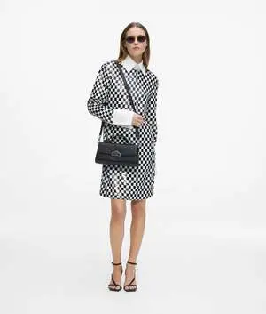 Karl Lagerfeld Rue St-guillaume Metal Crossbody Bag - Black