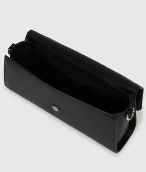 Karl Lagerfeld Rue St-guillaume Metal Crossbody Bag - Black