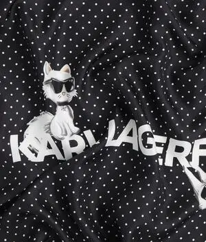 Karl Lagerfeld Ikon Choupette Silk Scarf