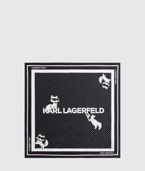 Karl Lagerfeld Ikon Choupette Silk Scarf