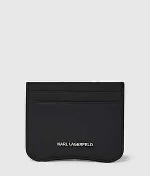 Karl Lagerfeld Ikon Smooth Cardholder - Black