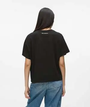 Karl Lagerfeld Organic Cotton T-shirt - Black