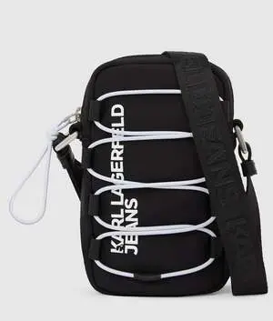 KL JEANS Jeans Utility Drawstring Phone Pouch - Black
