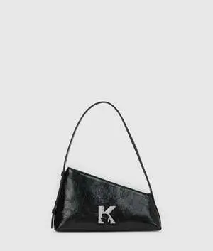 KL JEANS Geo High-shine Shoulder Bag - Black