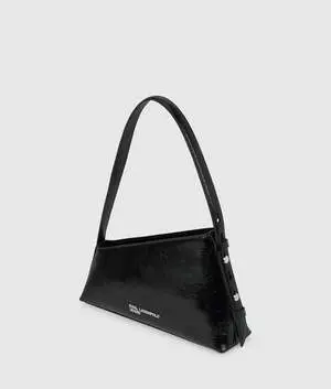 KL JEANS Geo High-shine Shoulder Bag - Black