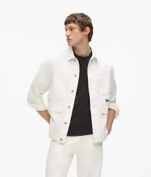 KL JEANS Jeans Cotton Utility Jacket - White