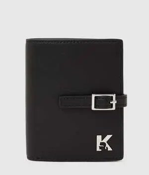 KL JEANS K-logo Bifold Wallet - Black