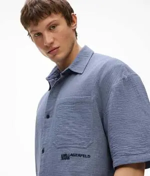 KL JEANS Crinkled Cotton Shirt