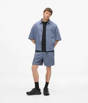 Karl Lagerfeld Crinkled Cotton Shirt