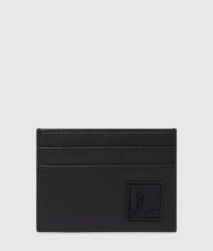 Karl Lagerfeld Monogram Patch Cardholder - Black