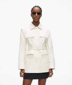 Karl Lagerfeld Short Transformer Coat - Pristine