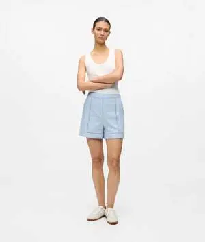 Karl Lagerfeld Cut-out Embroidery Shorts - Kentucky Blue