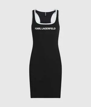 Karl Lagerfeld Logo Beach Tank Dress
