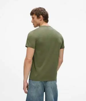 KL JEANS Slim Striped Logo T-shirt - Beetle