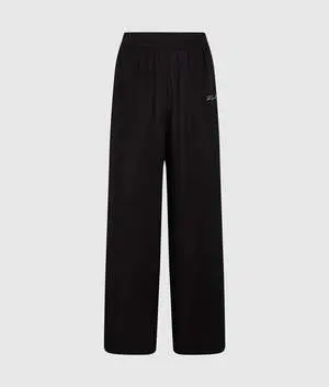 Karl Lagerfeld Signature Wide-leg Beach Pants
